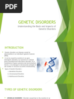 Genetic Disorder | PDF | Genetic Disorder | Dominance (Genetics)
