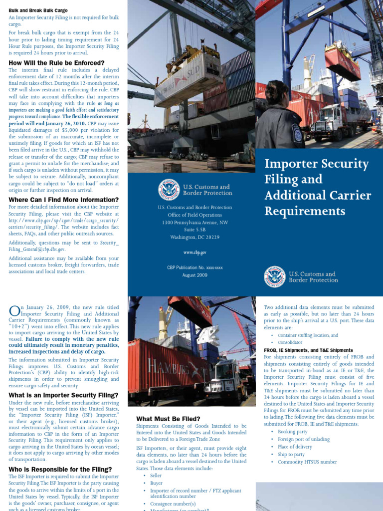 Import SF Carry 3 | PDF | Cargo | U.S. Customs And Border Protection