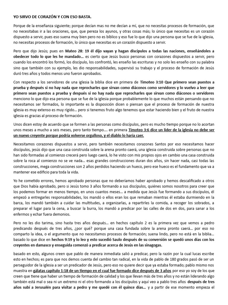 Yo Sirvo De Corazón Y Con Eso Basta Pdf Pablo El Apóstol Arca De