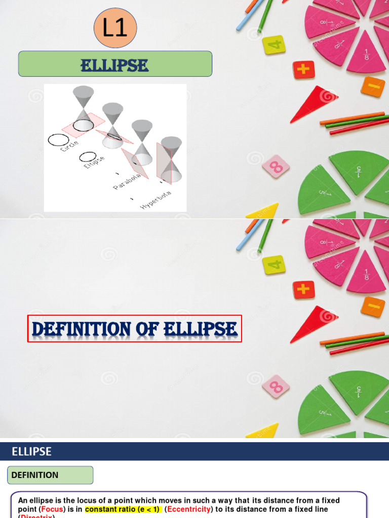 Ellipse (NCERT) | PDF