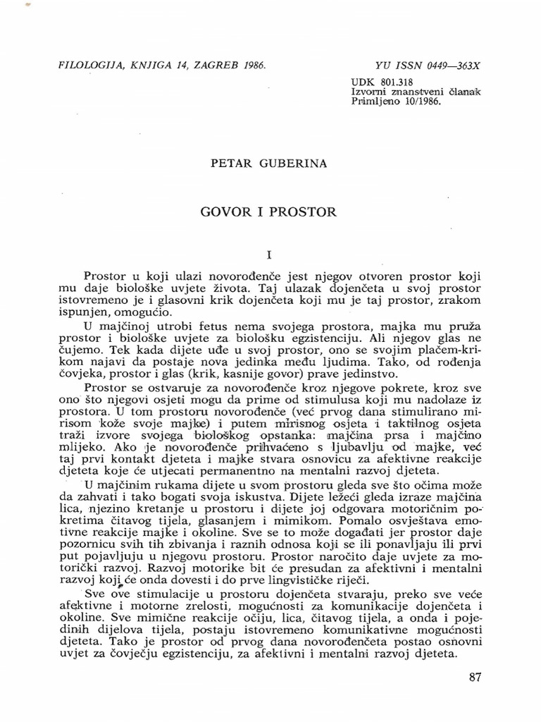 XX087 095 Filologija 14 Guberina | PDF