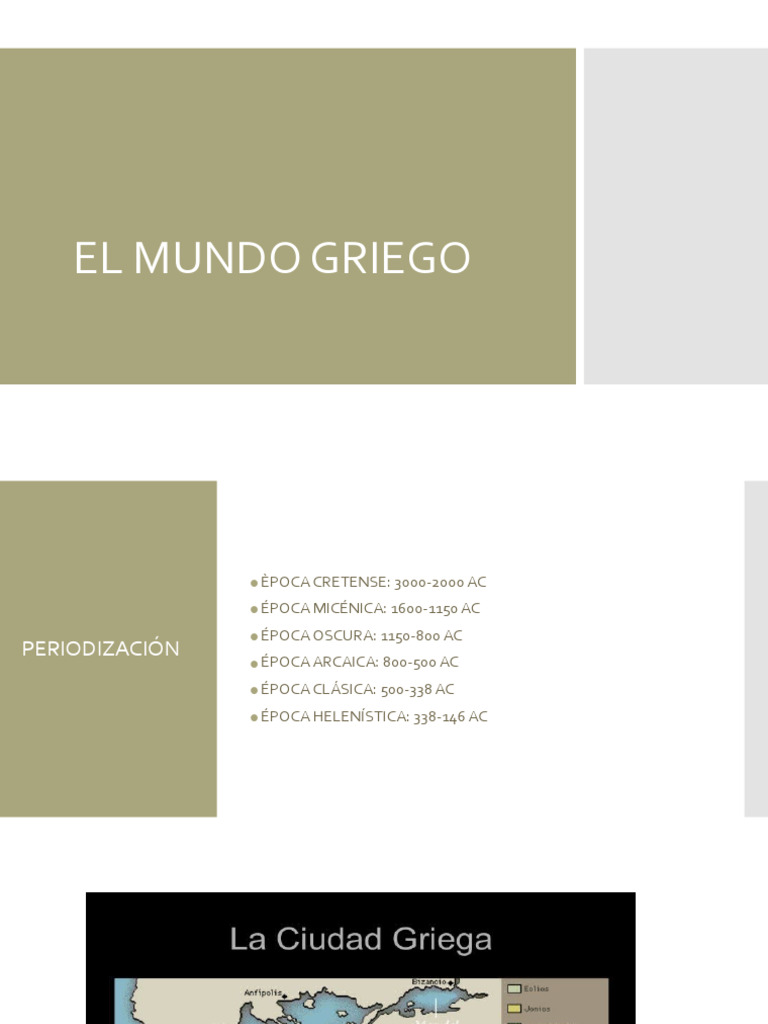 EL MUNDO GRIEGO | PDF | Antigua Grecia | Creta