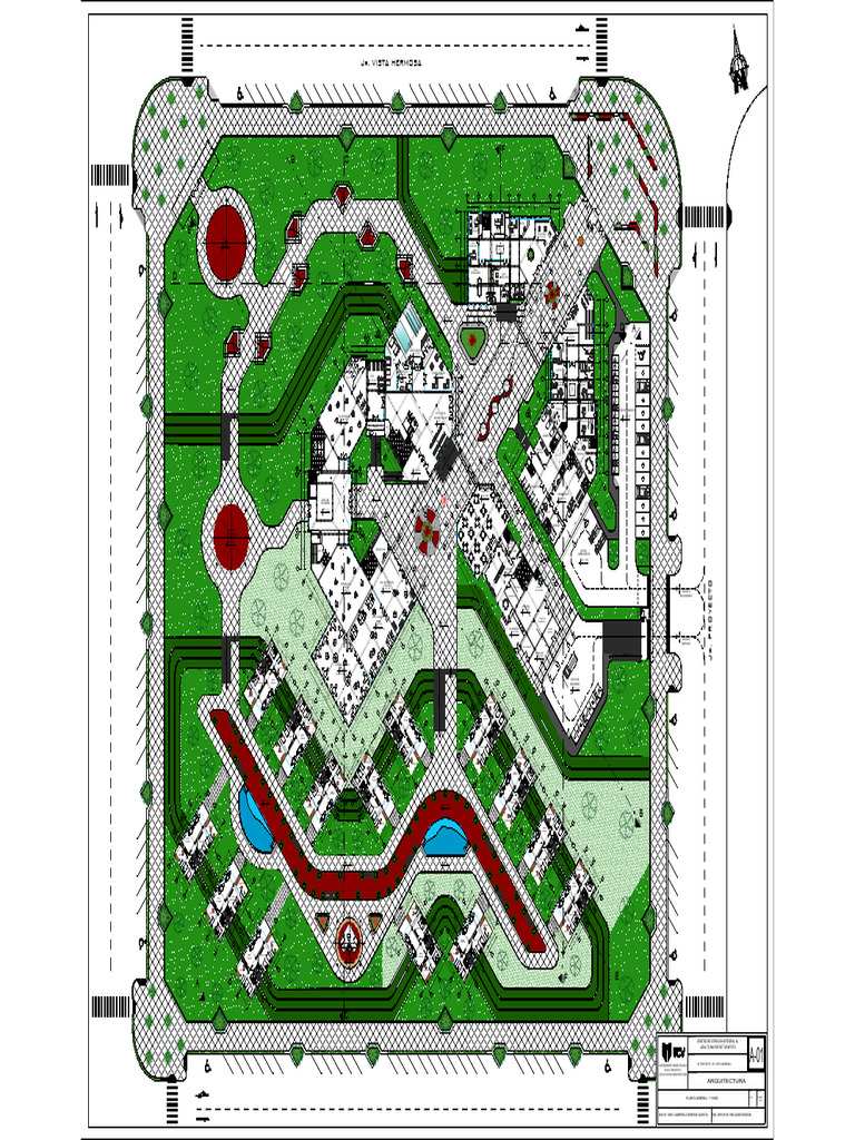 01 Planta General 1 Nivel-Model | PDF