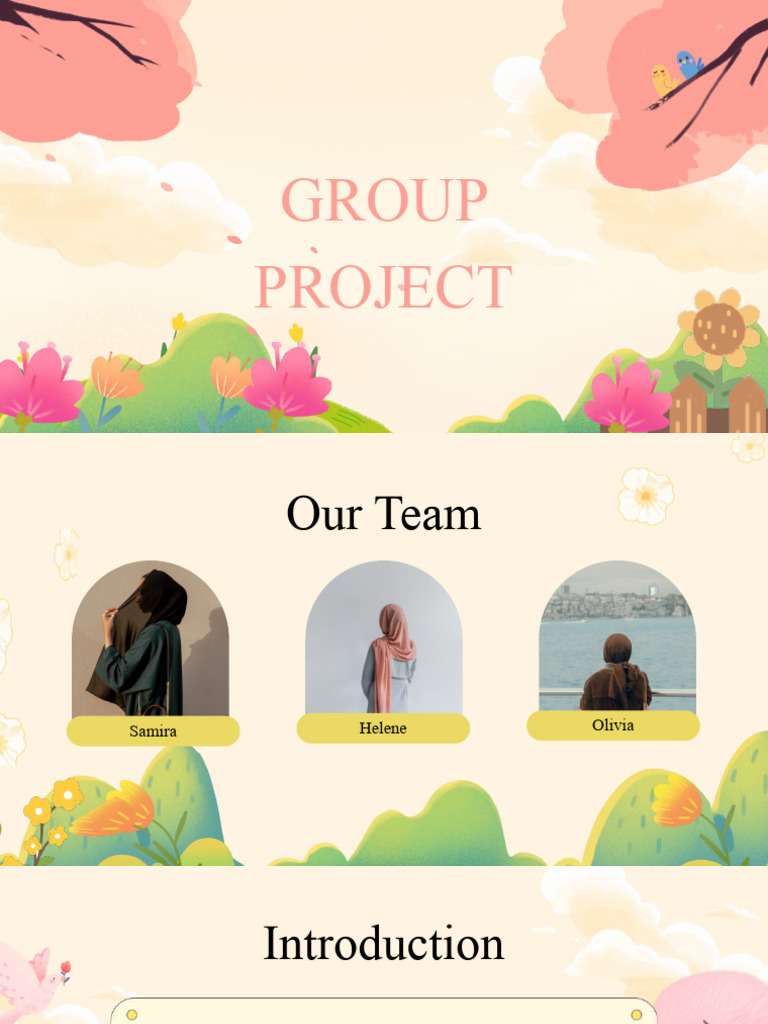 Brown and Green Cute Simple Group Project Presentation | PDF