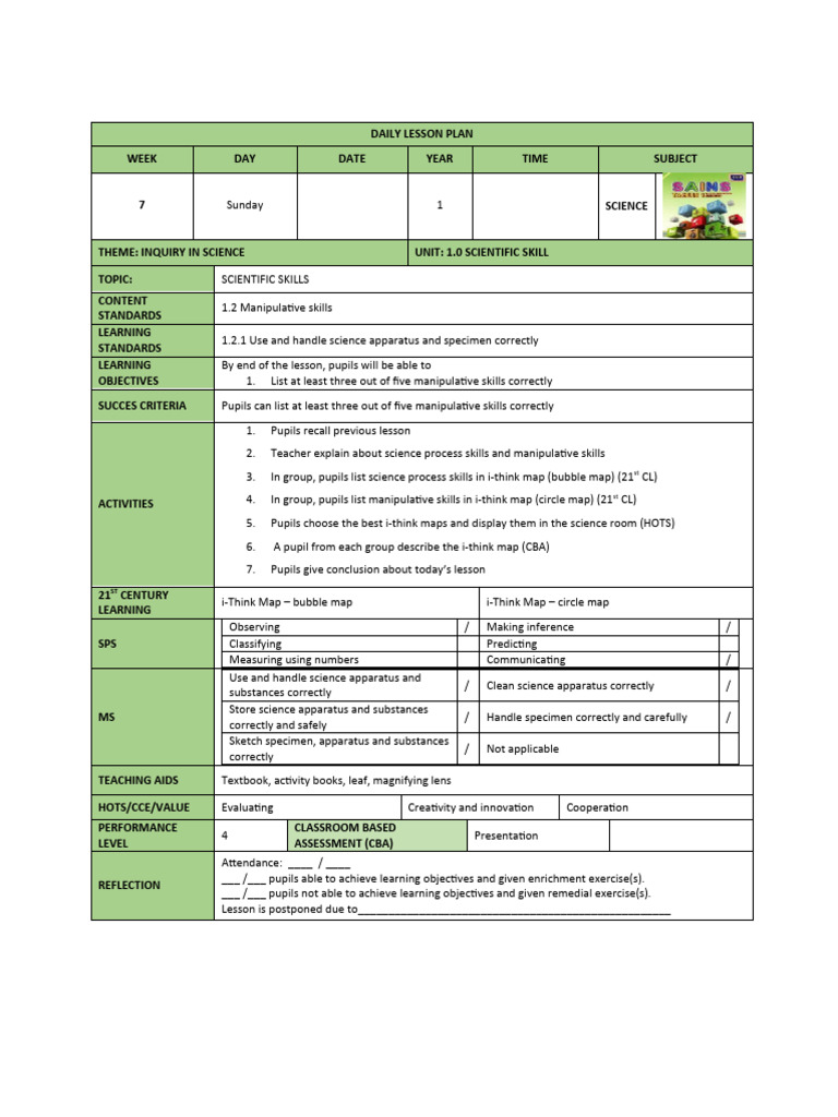RPH4 SN T1 DLP | PDF | Science | Learning