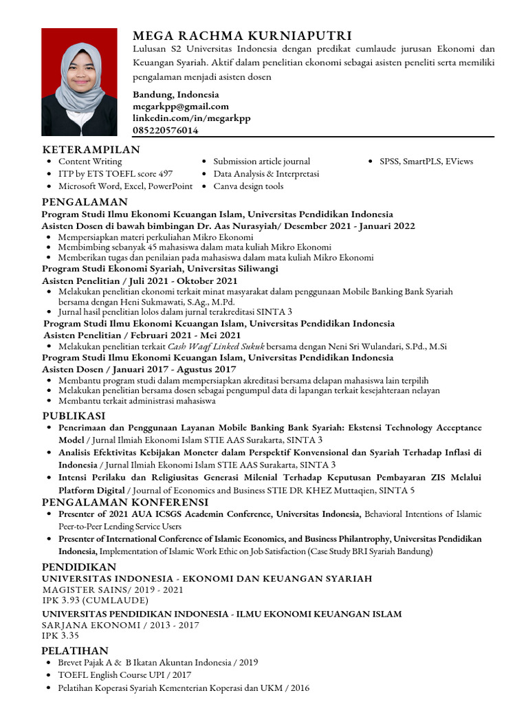 CV Mega Rachma | PDF