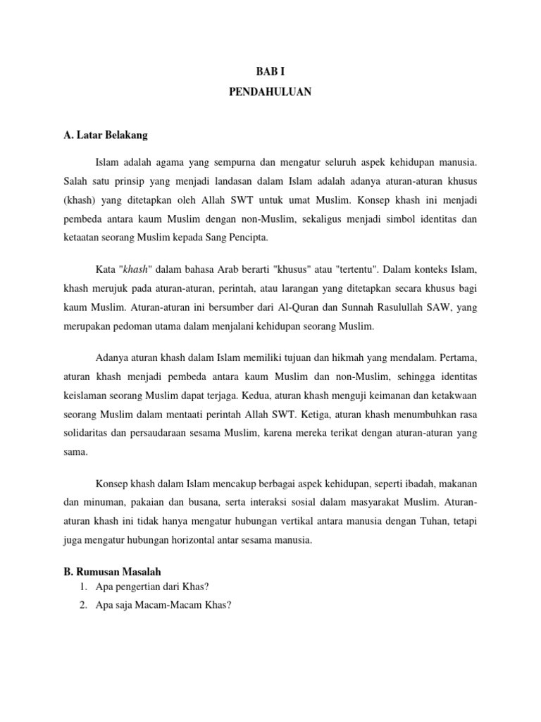 Pengertian Dan Macam Macam Khas | PDF Pengertian Dan Macam Macam Khas | PDF