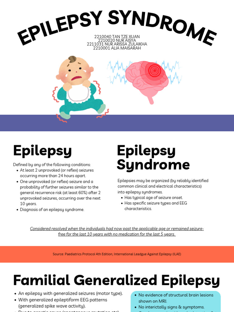Group 1 Epilepsy Syndrome | Download Free PDF | Epilepsy | Medicine