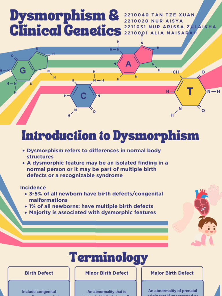 Dysmorphism Group 1 | PDF | Gene | Genetic Disorder