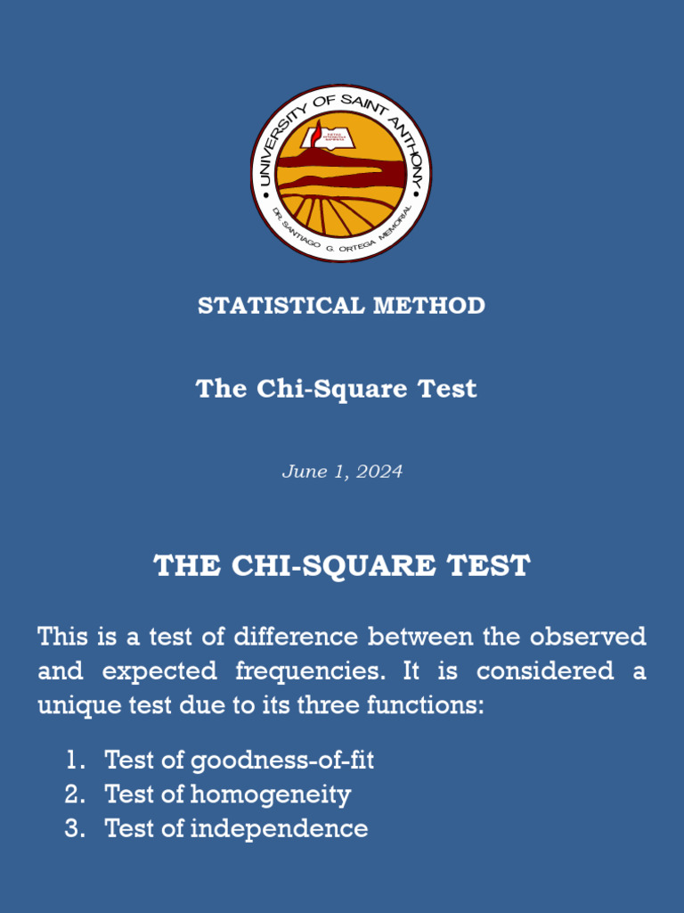 Chi Square | PDF | Chi Squared Test | Chi Squared Distribution