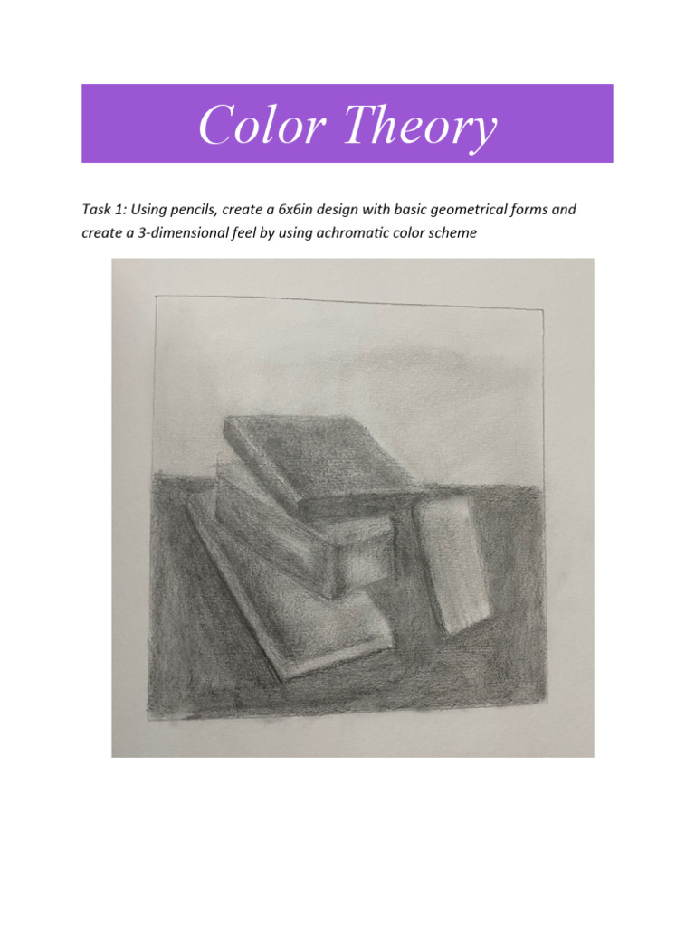 Color Theory Design Tasks Guide | PDF