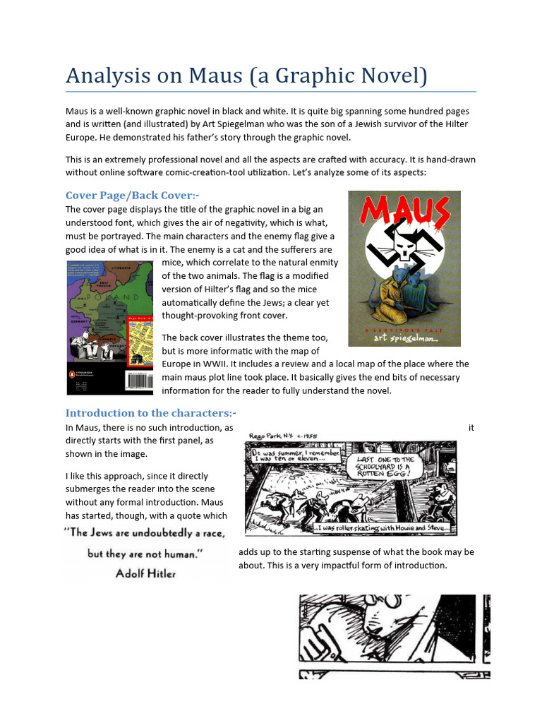 A Detailed Analysis of Maus | PDF