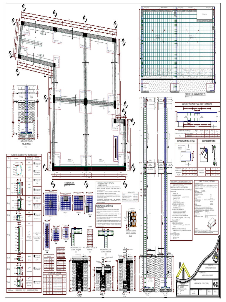 3.- PLANO DE CIMENTACION-E CIMENTACION | PDF