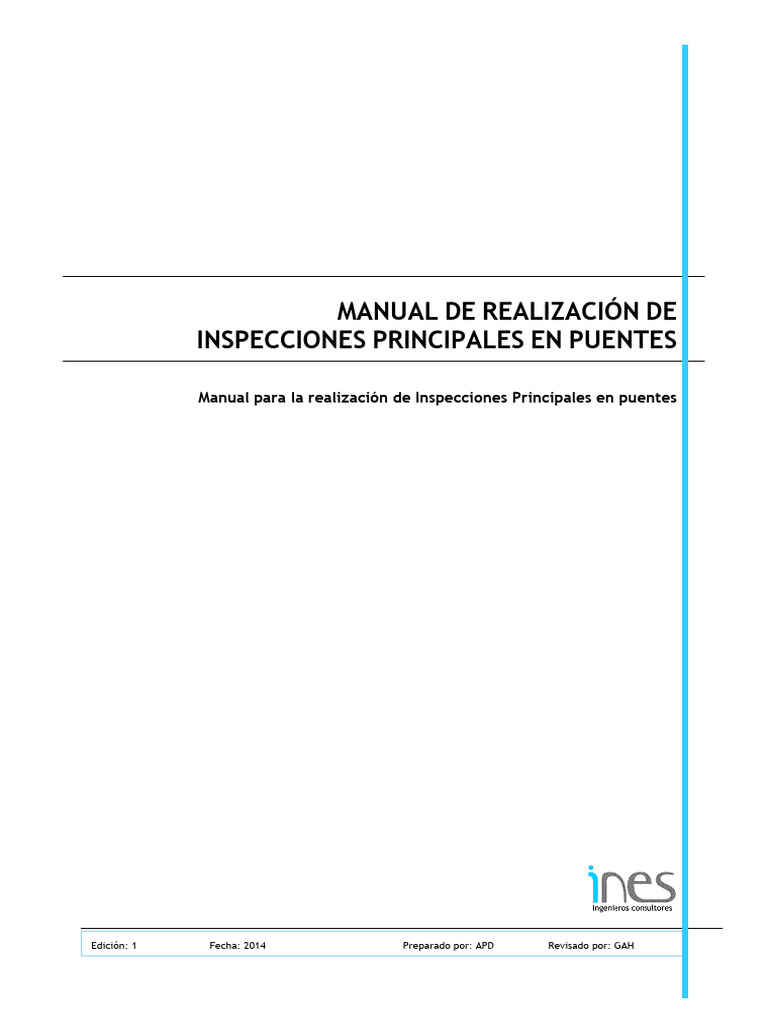INES IPP-1 Manual IPP Ed 01 | PDF | Puente | Información