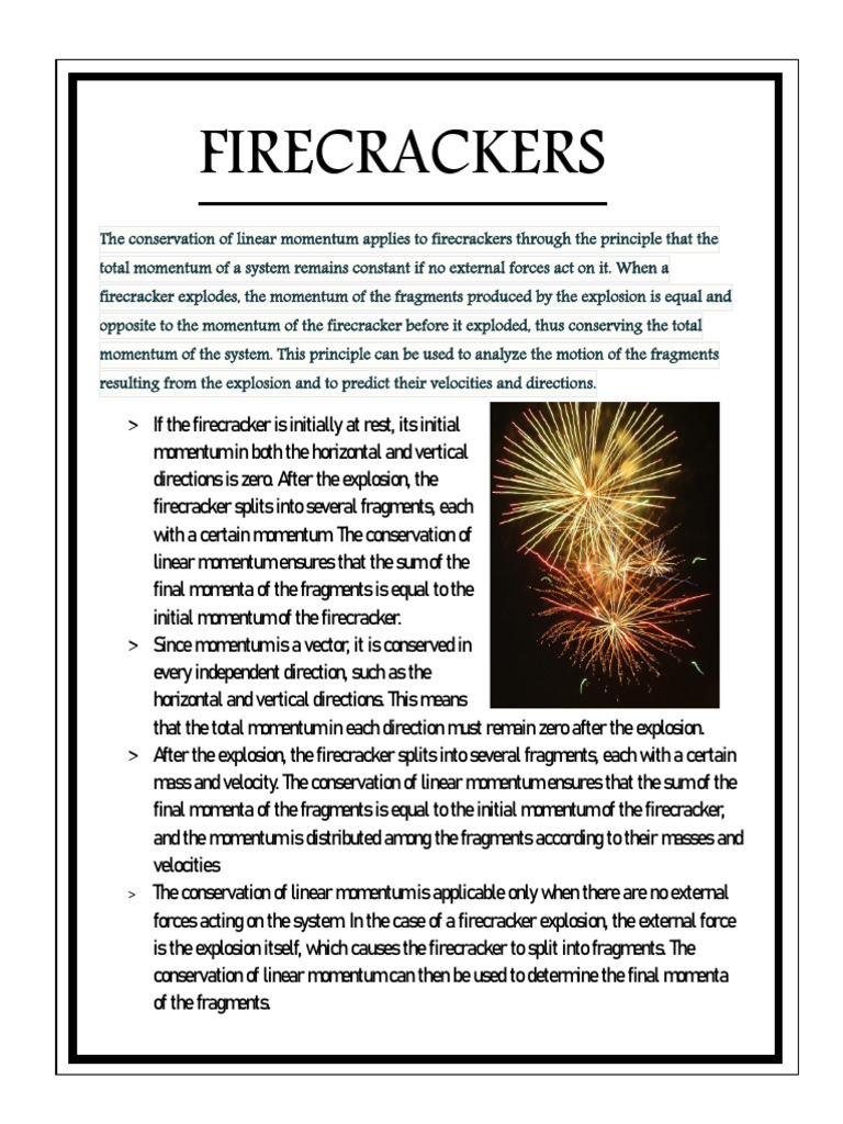 Firecracker 1 | PDF