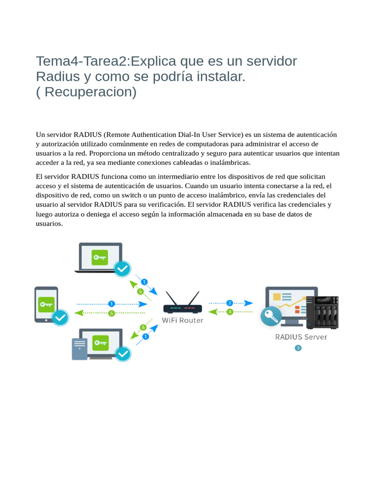 Servidor radius | PDF | Radio | Servidor (Computación)