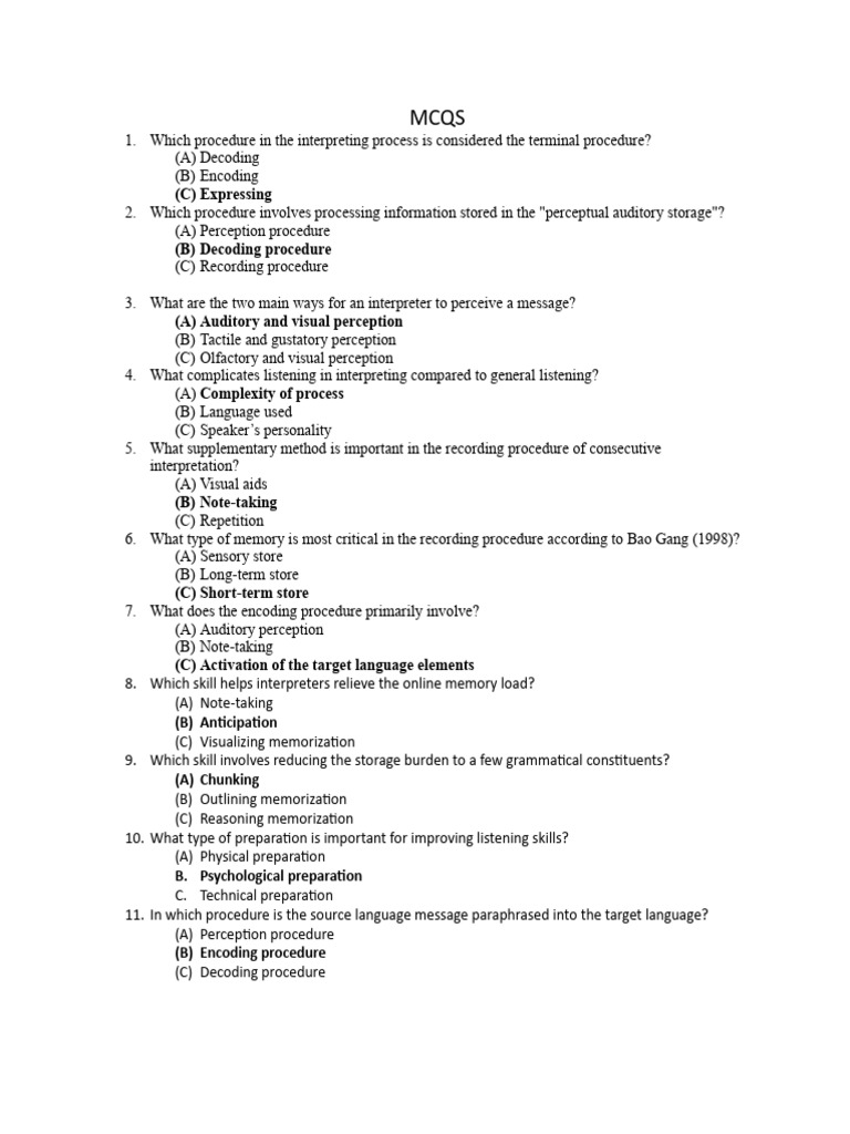 Conference Interpreting | PDF | Language Interpretation | Memory