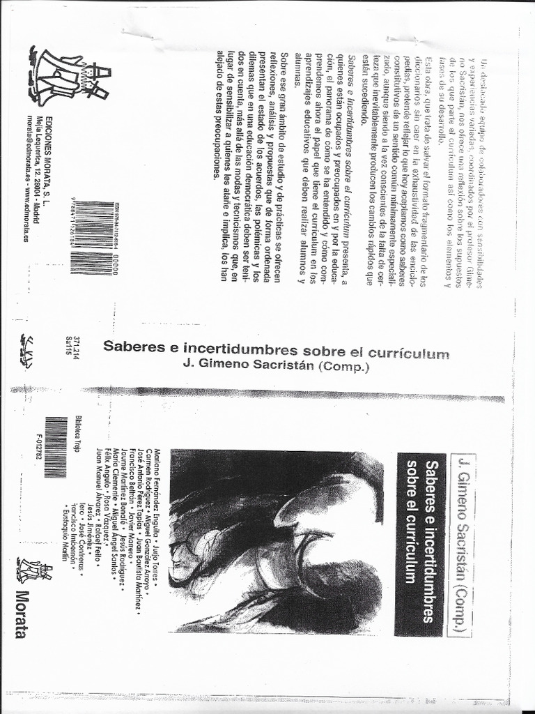Jose Gimeno Sacristan Cap 1 | PDF Jose Gimeno Sacristan Cap 1 | PDF