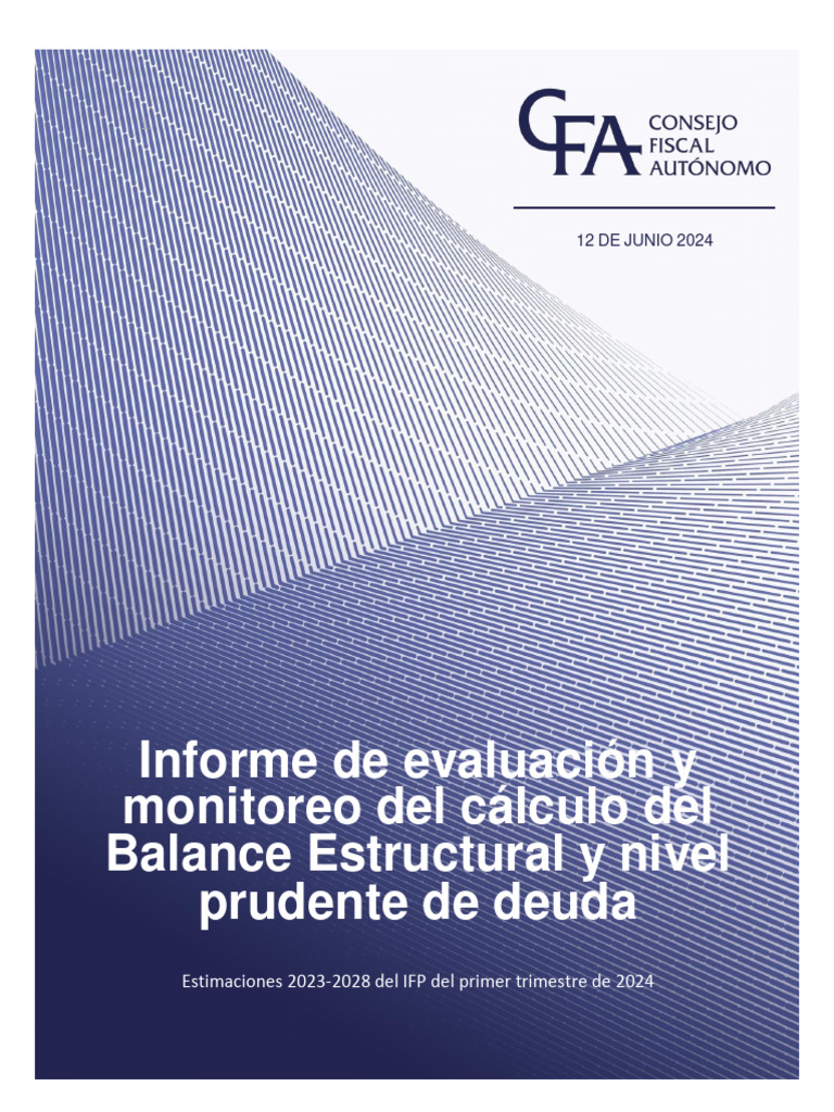 Informe Trimestral de Balance Estructural y Nivel Prudente de Deuda ...