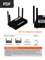 WiFi 6 EasyMesh AR2140 Manual | PDF | Wi Fi | Data Transmission