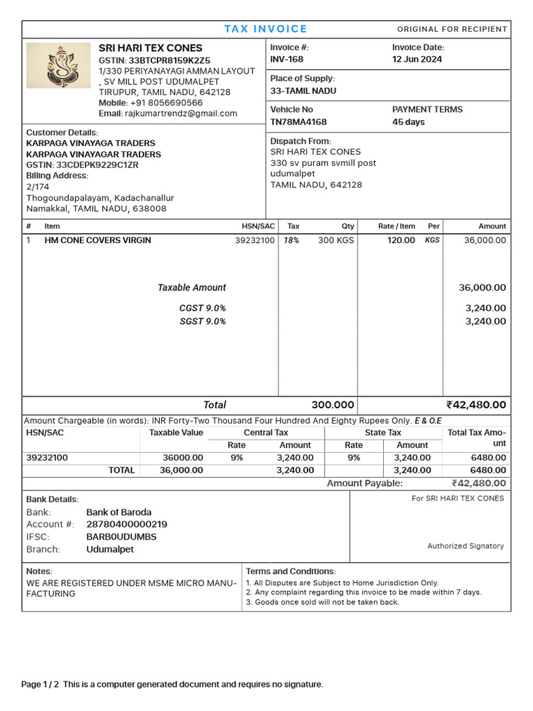INV 168 Combined | PDF | Taxes | Factoring (Finance)