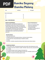 Modul Ajar Ipas Kelas 5 Bumiku Sayang Bumiku Malang | PDF