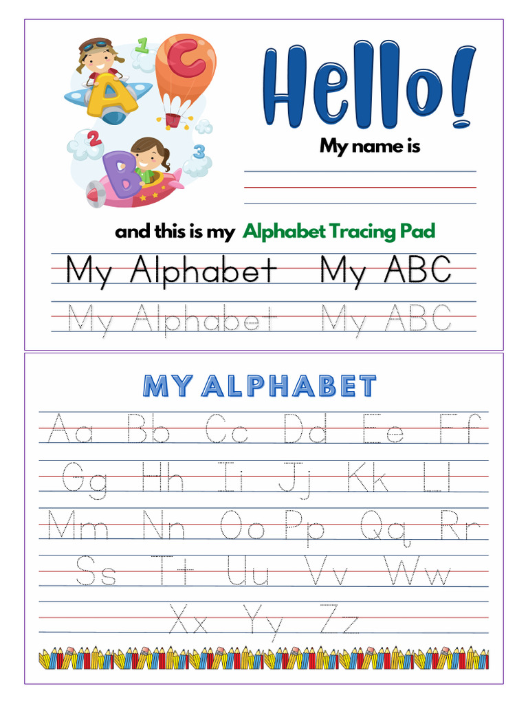 Alphabet with Words | PDF