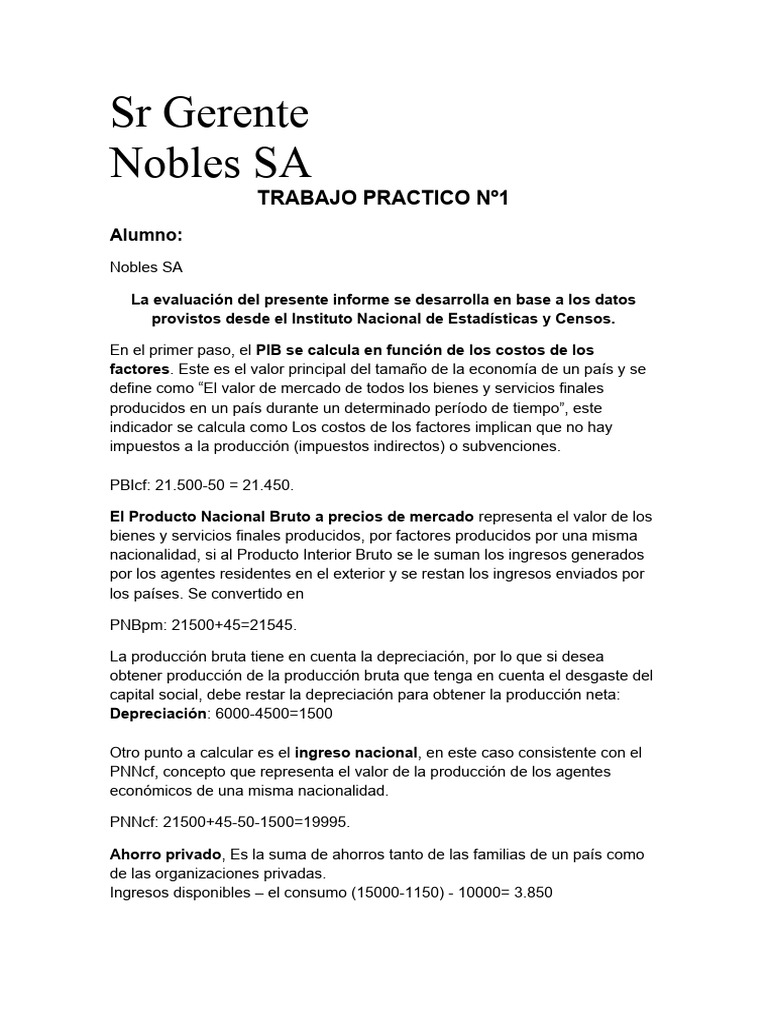 TP1 Economia Ii | PDF | Producto Interno Bruto | Microeconomía