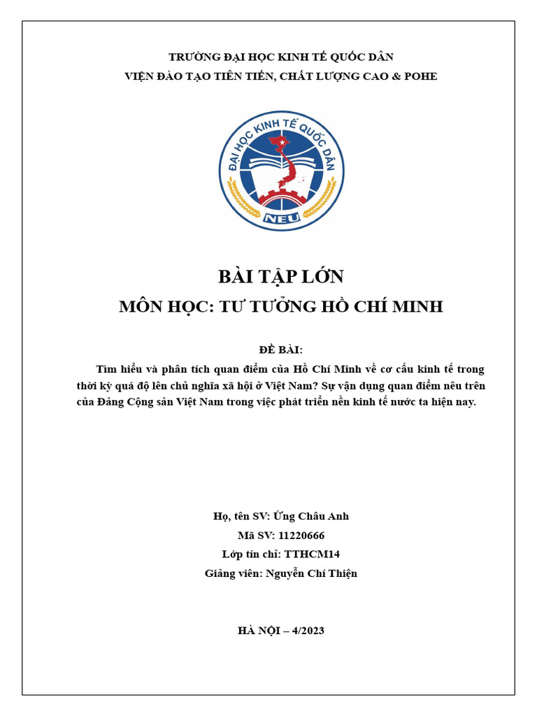 Châu Anh TTHCM 2 | PDF