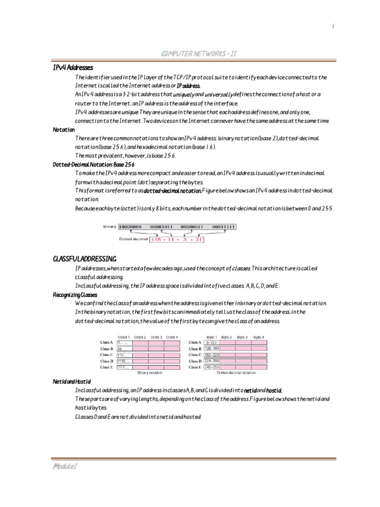 Computer Network - 2 Notes Module 1 | PDF | Domain Name System ...