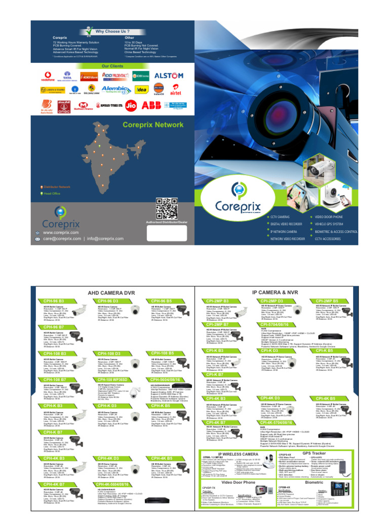 Coreprix Network | PDF | Video | Camera