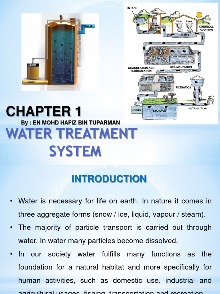 Chapter 3.0 - Water Treatment Plant | PDF | Water Purification | Water