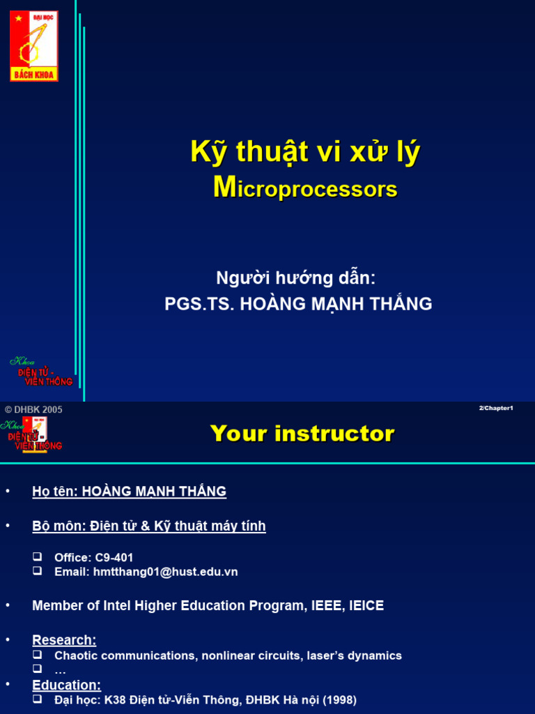 Microprocessor Ver2 Part1 | PDF