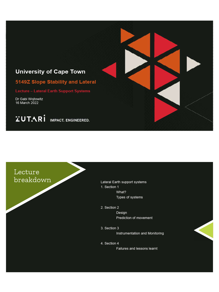 Gabi's Guide to Lateral Support Systems | PDF | Deep Foundation ...