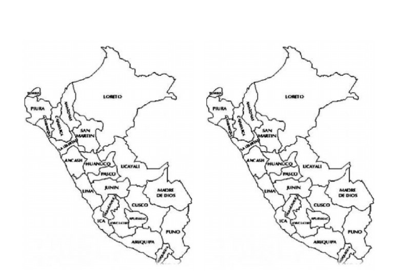 Mapa Del Perú | PDF