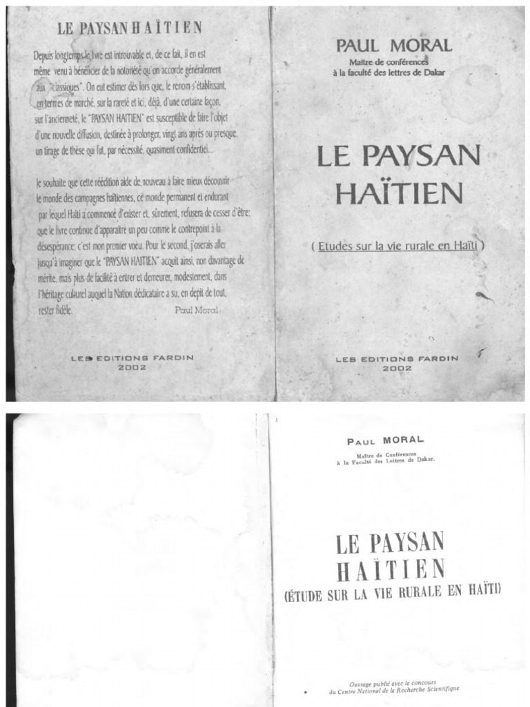 Le Paysan Haitien, Paul Moral | PDF