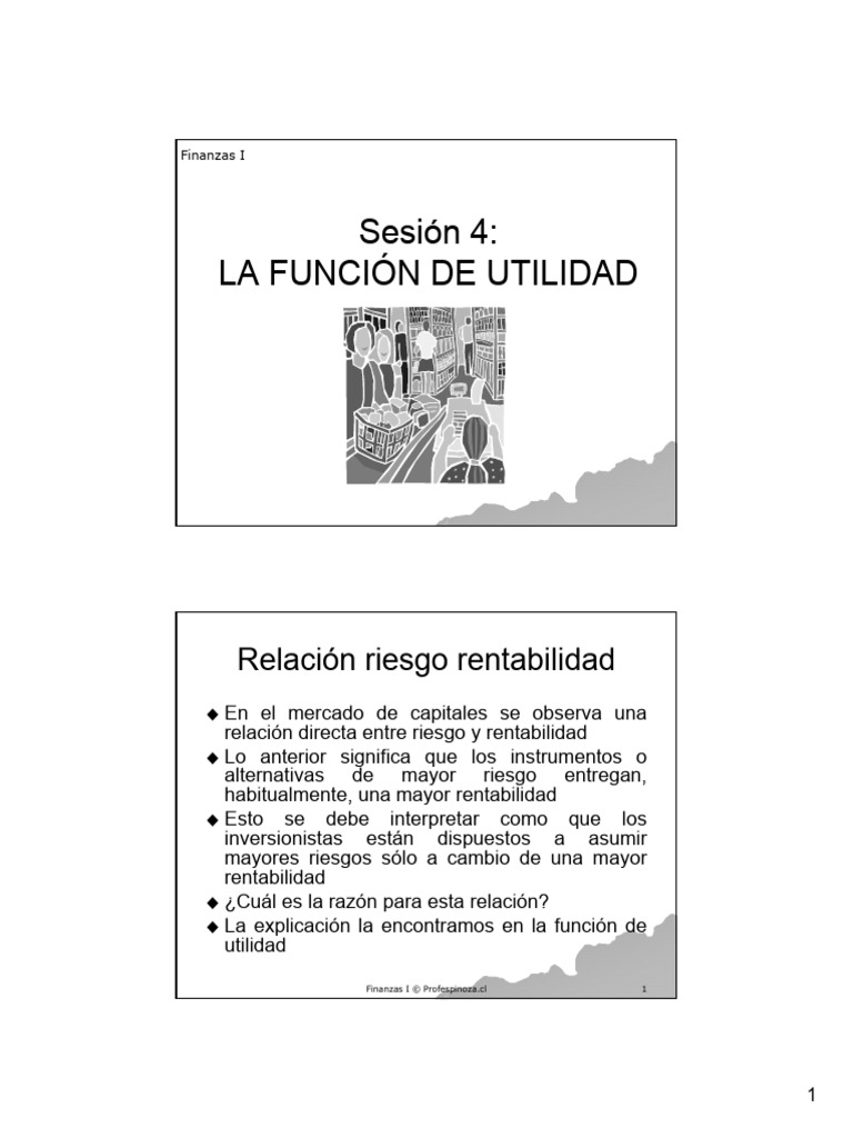 Sesión04. Función de Utilidad | Descargar gratis PDF | Utilidad ...