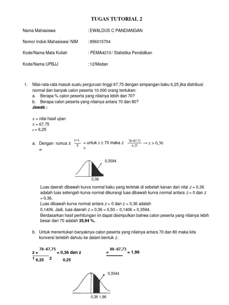 Tugas 2 Statistika Pendidikan | PDF