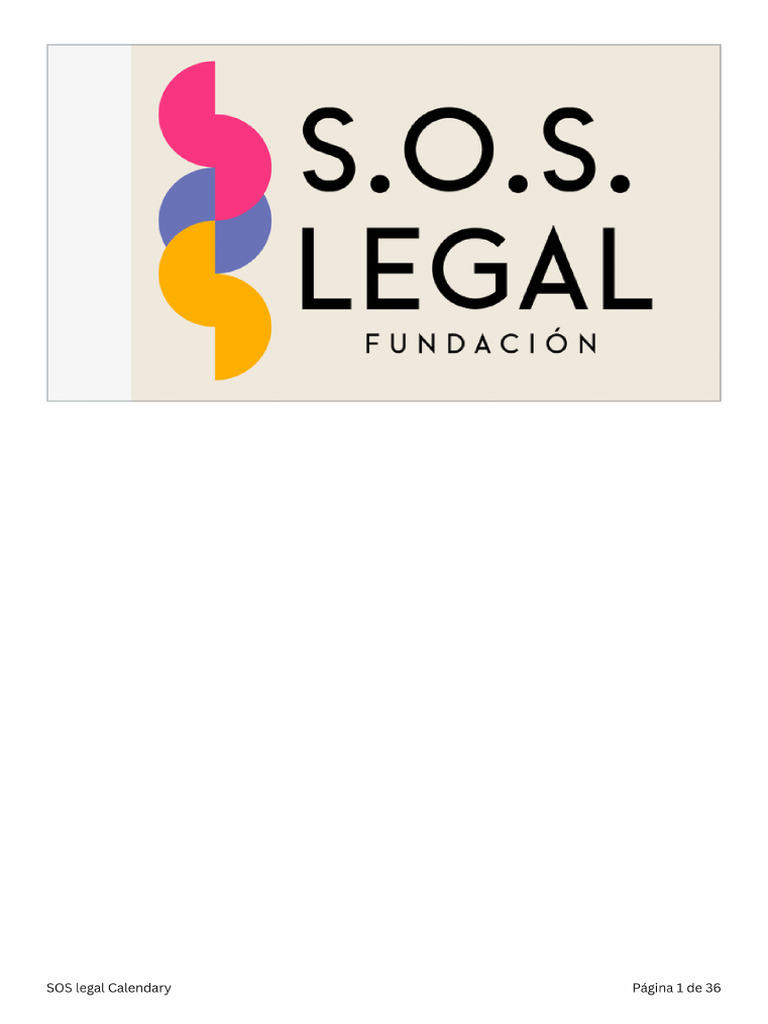 SOS Legal Calendary | PDF