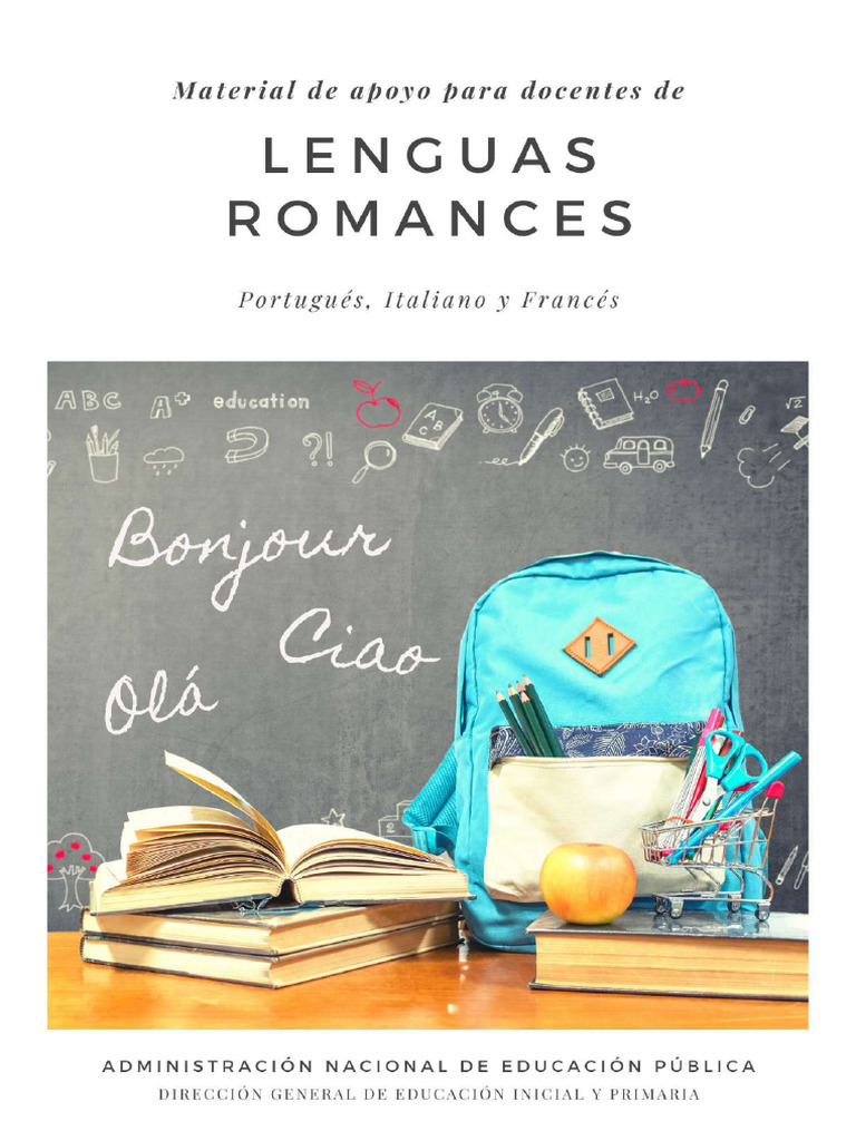 Material de Apo Yo Lenguas Romances | PDF | Enseñando | Aprendizaje