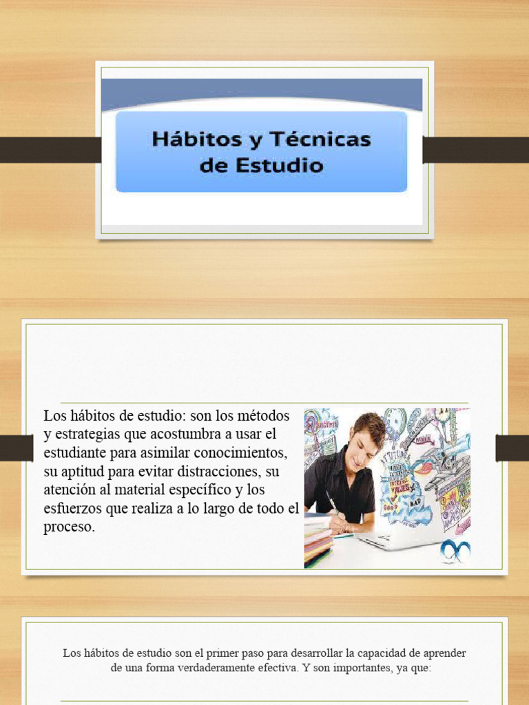 Hábitos y técnicas efectivas de estudio | PDF