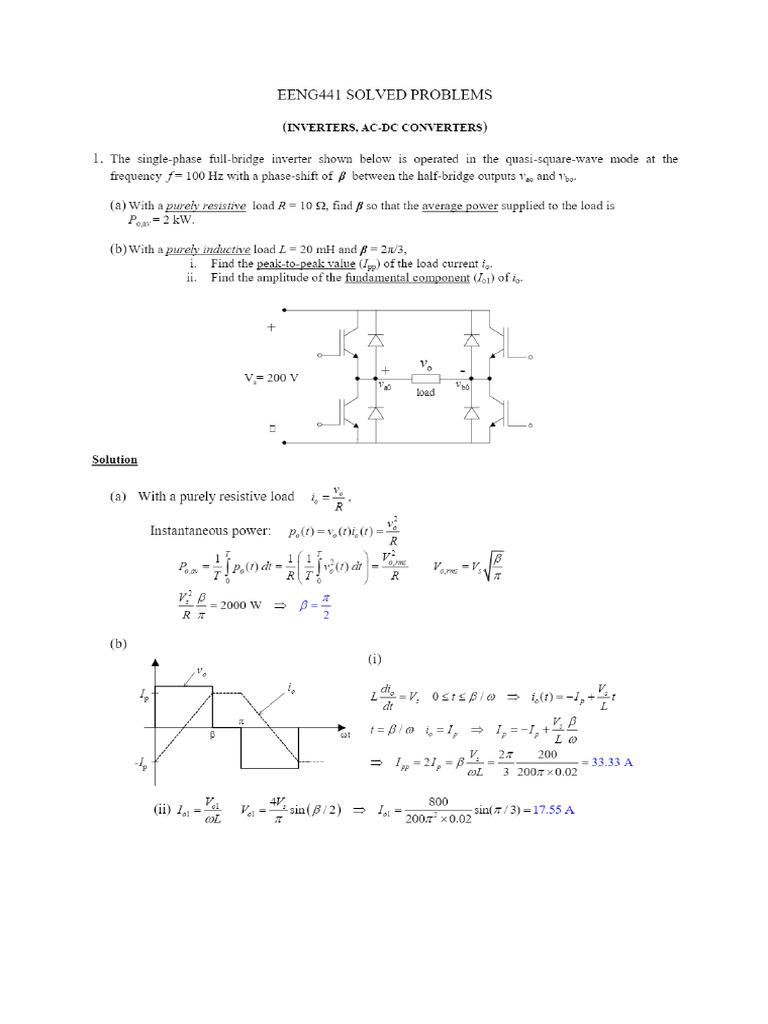 EENG441 Solved Problems 2 | PDF EENG441 Solved Problems 2 | PDF
