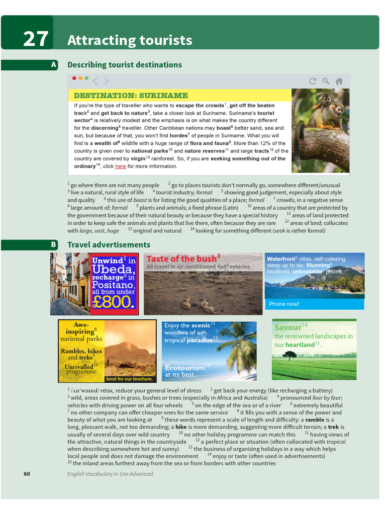 Unit 7 - Week 3 - Vocab About Environment | PDF