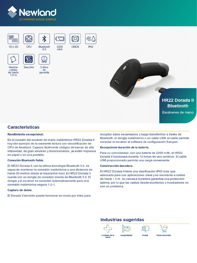 HR22 Dorada II Bluetooth | PDF