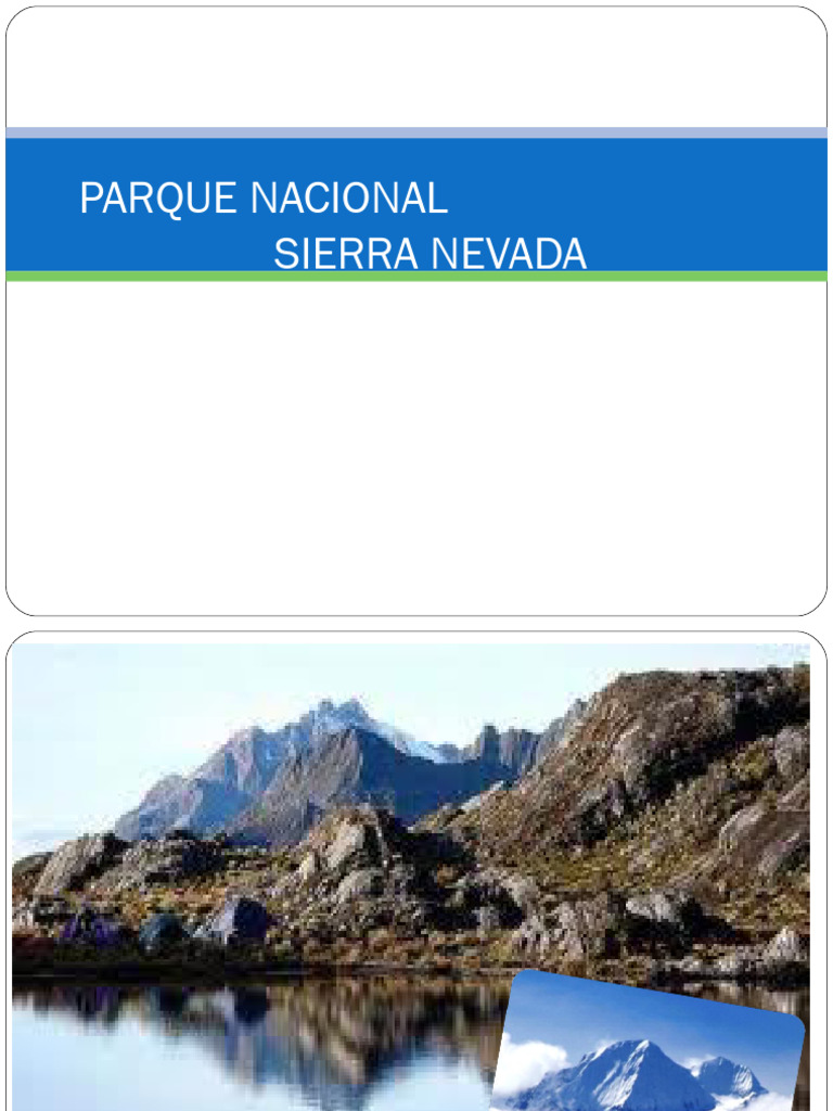 Sierra Nevada, Jose Antonio Ros Cañavate | PDF | Ciencias de la Tierra