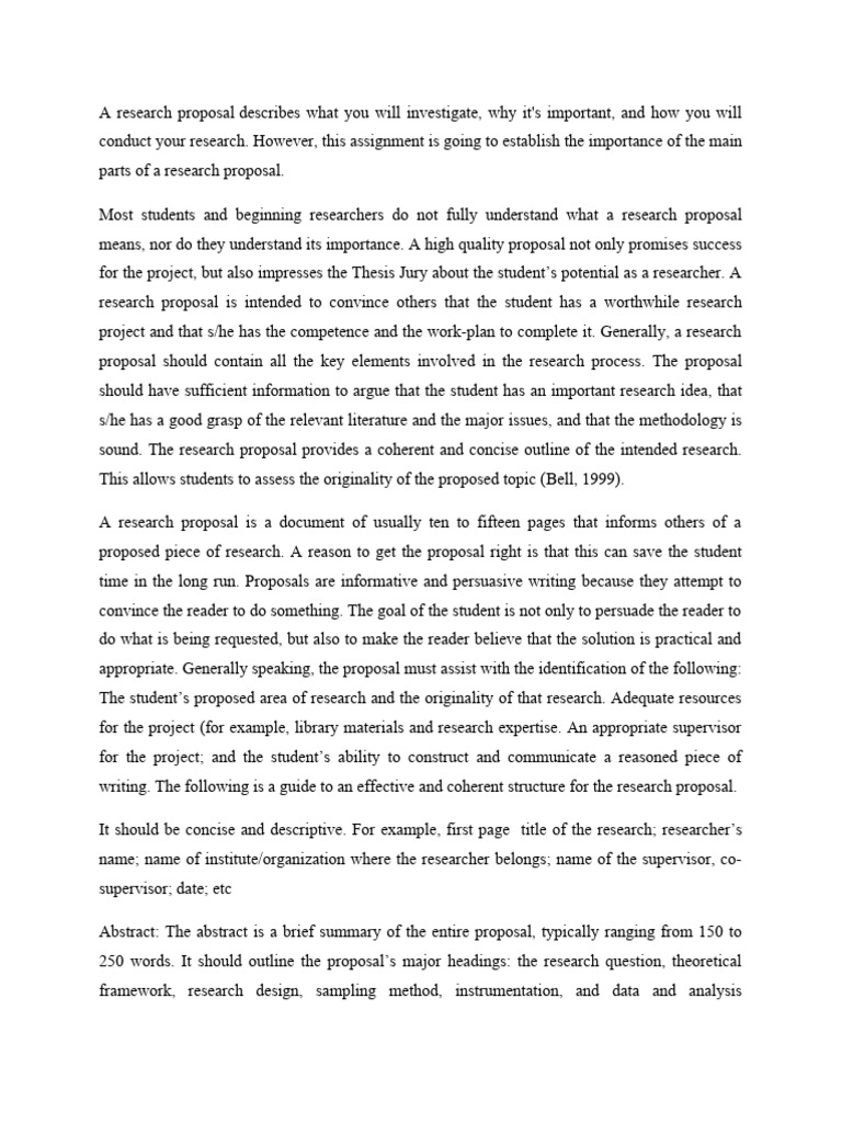 A research proposal | PDF | Methodology | Procedural Knowledge