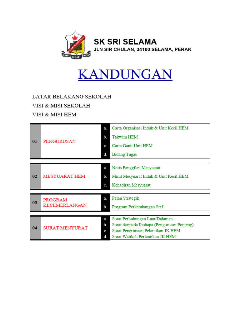 Dokumen - Tips Kandungan Fail Induk Hem | PDF
