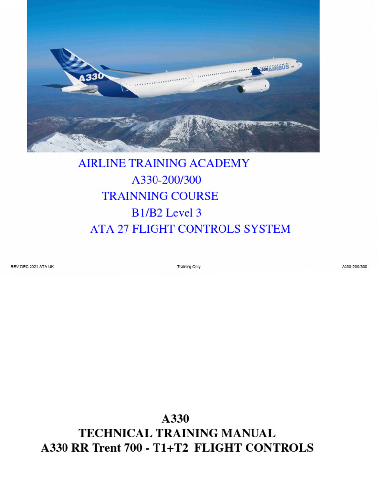 27 Flight Controls b1 b2 Ata Uk | PDF | Aircraft Flight Control System | Flight Control Surfaces
