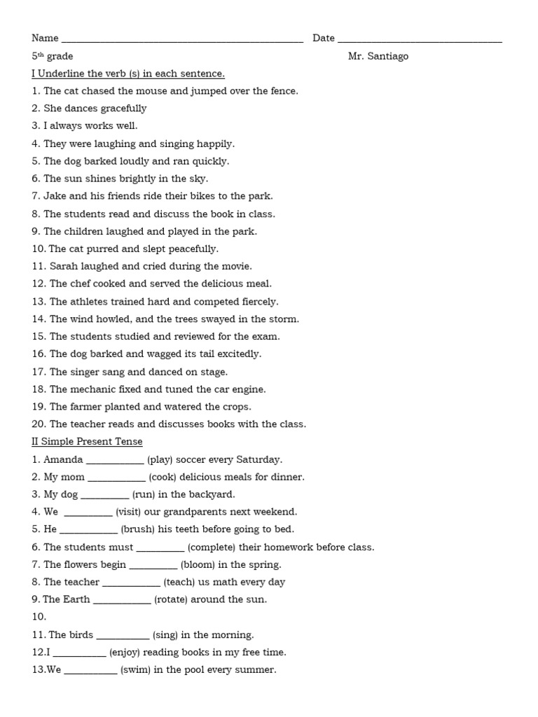 Verb Tenses Too | PDF