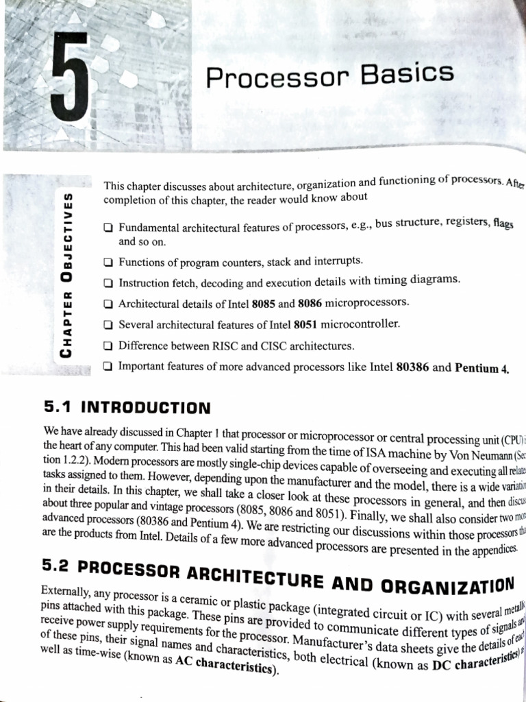 Processor architecture and basics | PDF | Central Processing Unit | Computer Program